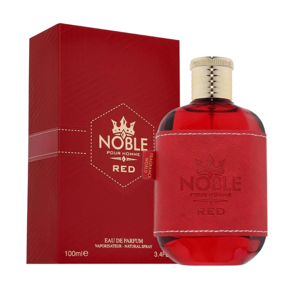 Noble Pour Homme Red By Fragrance World 100ml 3.4 FL OZ – Triple Traders