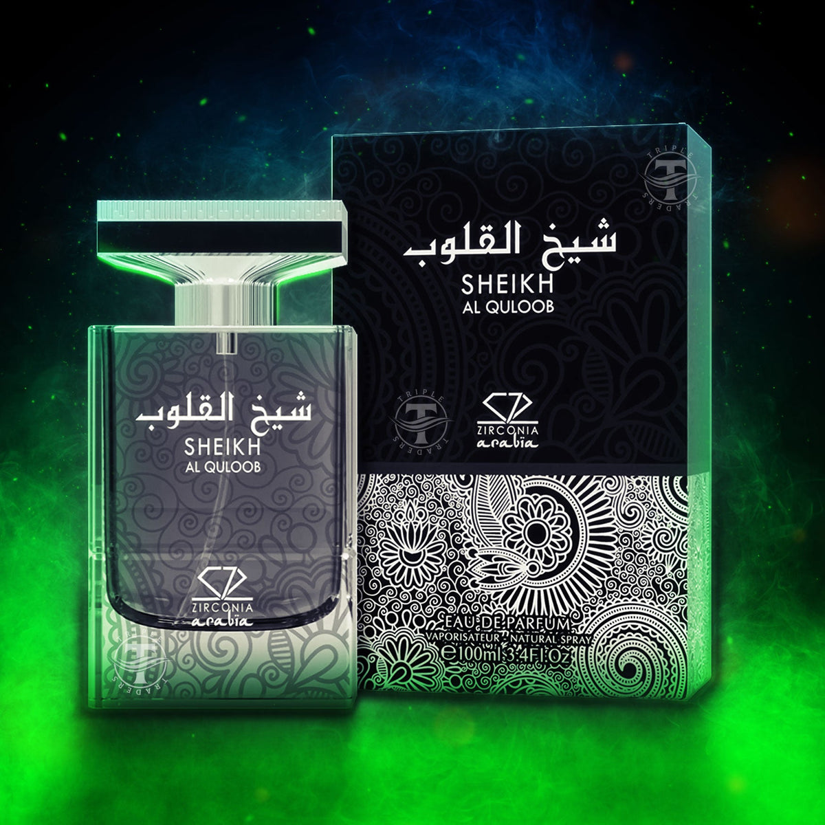 Sheikh Al Quloob Eau De Parfum By Zirconia 100ml 3.4 FL OZ – Triple Traders
