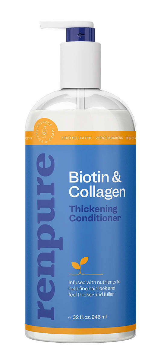 Renpure Biotin & Collagen Thickening Conditioner 32 FL OZ 946ml ...