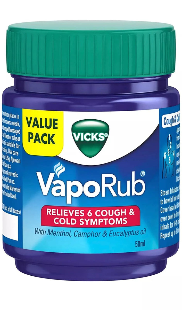 Vicks VapoRub Value Pack Travel Size 50ml – Triple Traders