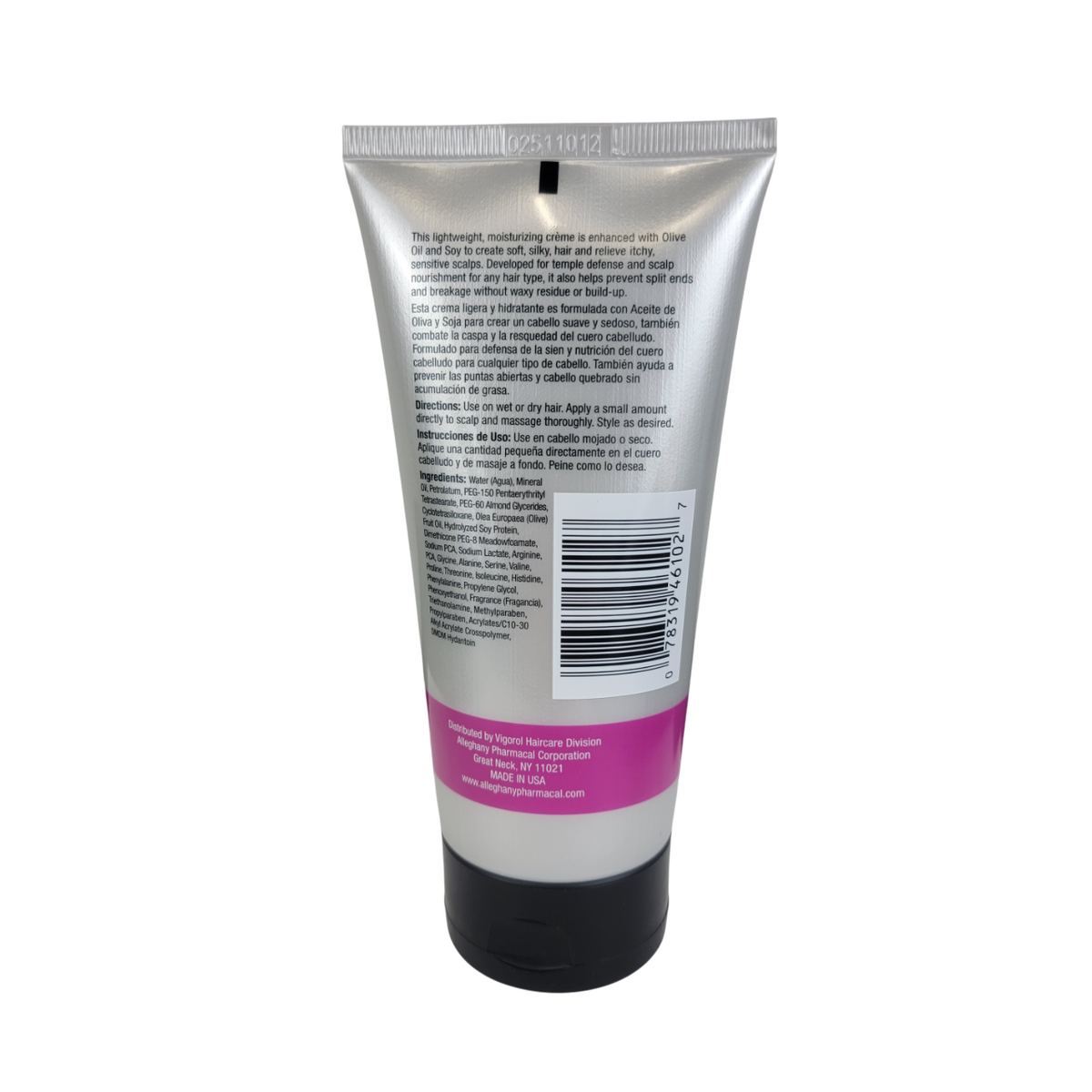 Vigorol Temple & Scalp Defense Super Hydrating Lightweight Creme 5 oz ...