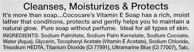 Cococare Vitamin E Bar Soap, 4oz – Triple Traders