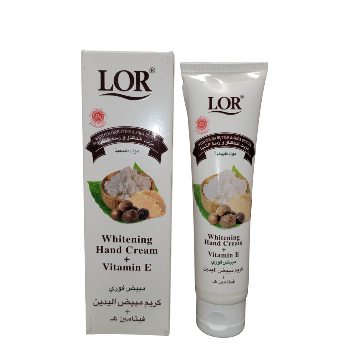 LOR Whitening Hand Cream Cocoa Butter & Shea Butter W/ Vitamin E+ 100M ...
