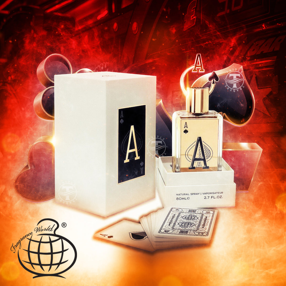 ACE A eau De Parfum By Fragrance World 80ml 2.7 FL OZ – Triple Traders