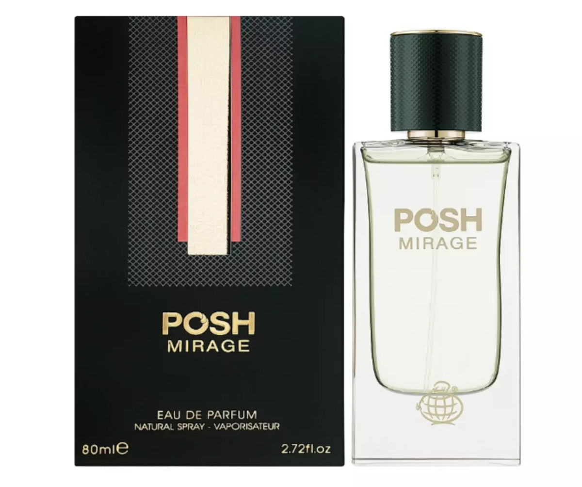 Posh Mirage Eau De Parfum by Fragrance World 80ml 2.72 FL OZ – Triple ...
