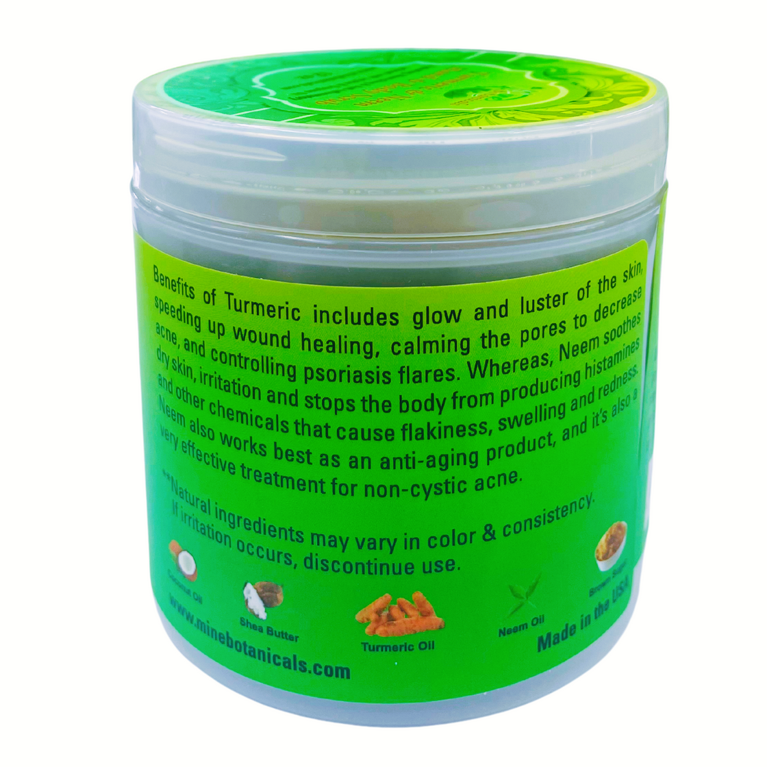 Turmeric & Neem Hand & Body Scrub Infused with Oregano Oil 12oz by Min ...