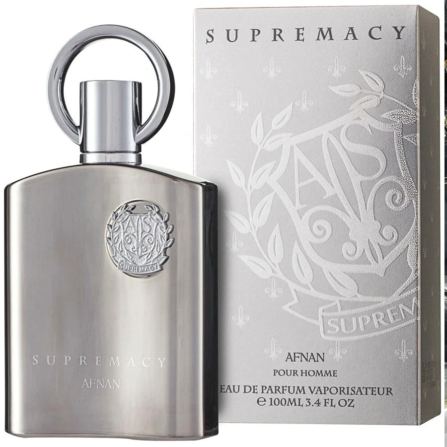 Supremacy Silver Pour Homme Eau De Parfum By Afnan 100ml 3.4 FL OZ ...