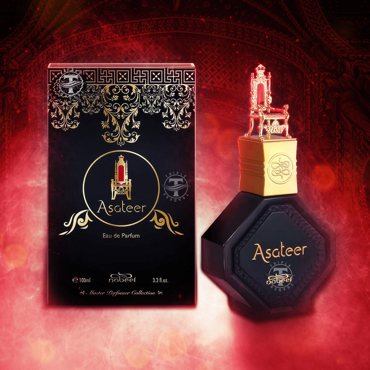 Asateer Eau De Parfum by Nabeel 100ml 3.3 FL OZ – Triple Traders
