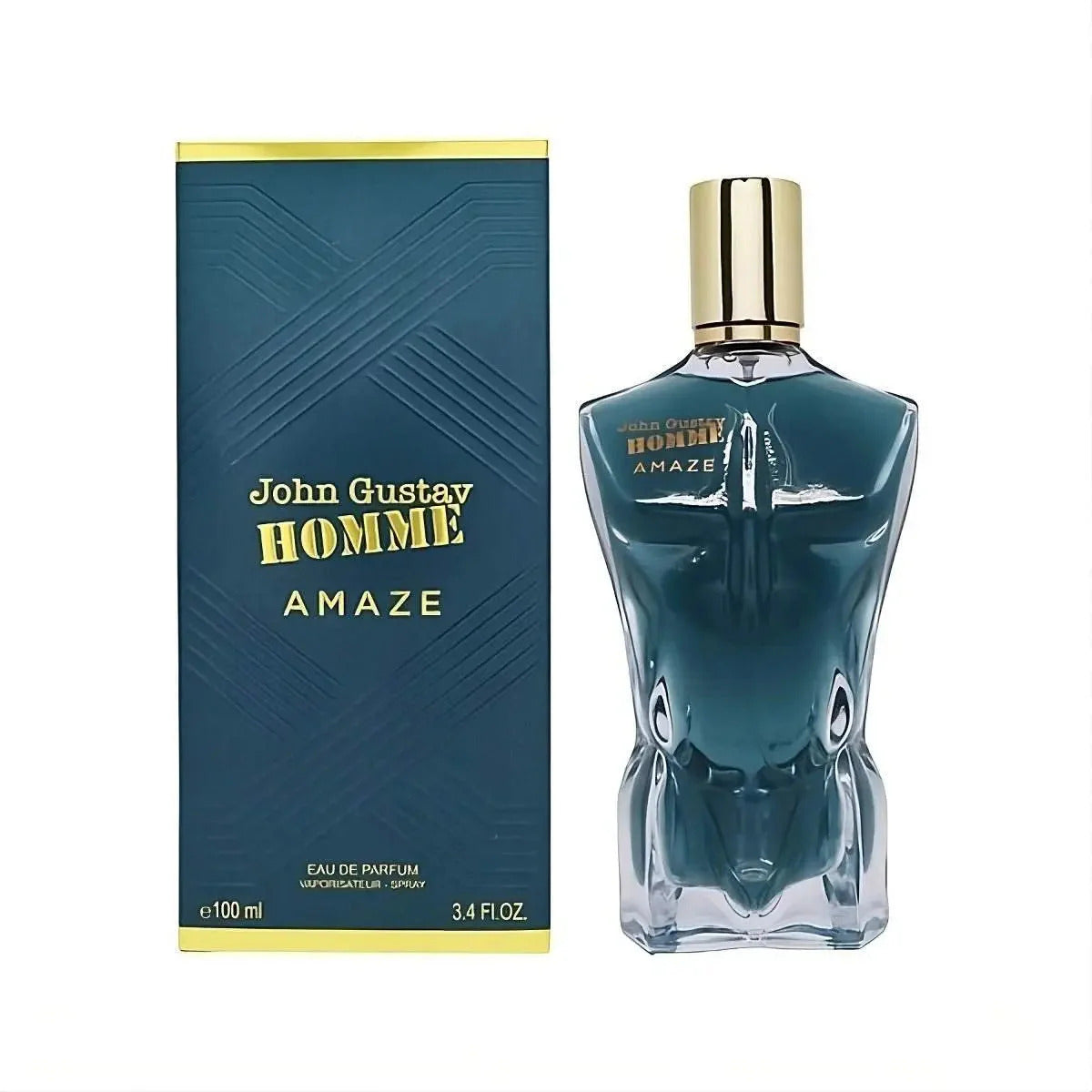 John Gustav Homme Amaze Eau De Parfum By Fragrance World 100ml 3.4 FL ...