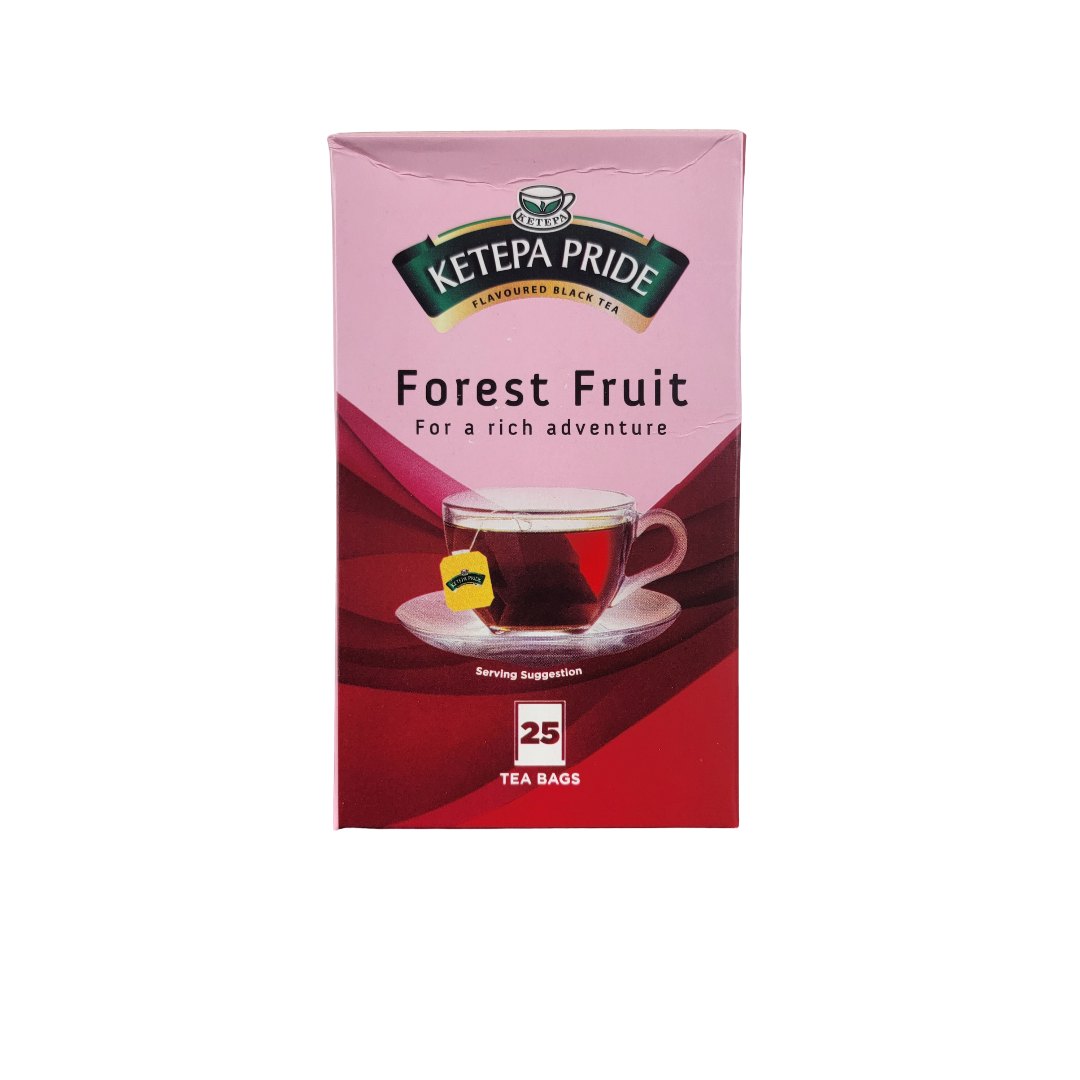 Ketepa Tea - Forest Fruit Flavoured Tea - 25 tea bags Net Weight 50g ...