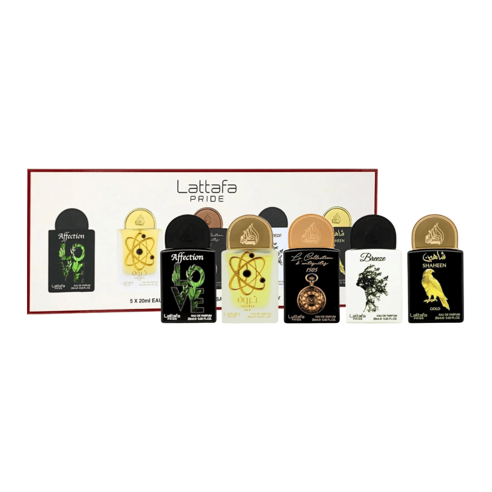 Lattafa 5 x 20ml Eau De Parfum Spray Mini Gift Set No. 1 – Triple Traders
