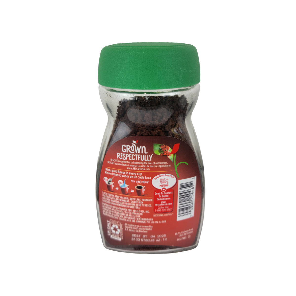 Nescafe Clasico Instant Decaf Coffee - Dark Roast - 3.5oz (100g) Makes ...