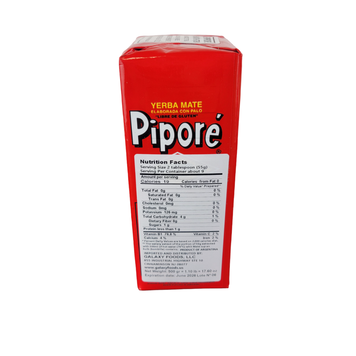Pipore Yerba Mate Gluten Free Argentinian Tea 500g – Triple Traders