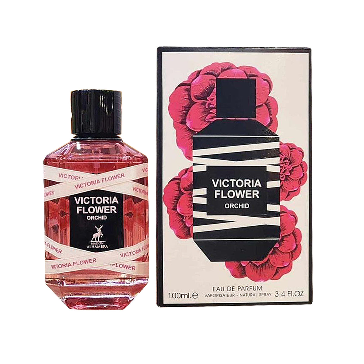 Victoria Flower Orchid Eau De Parfum by Maison Alhambra 100ml 3.4 FL O ...