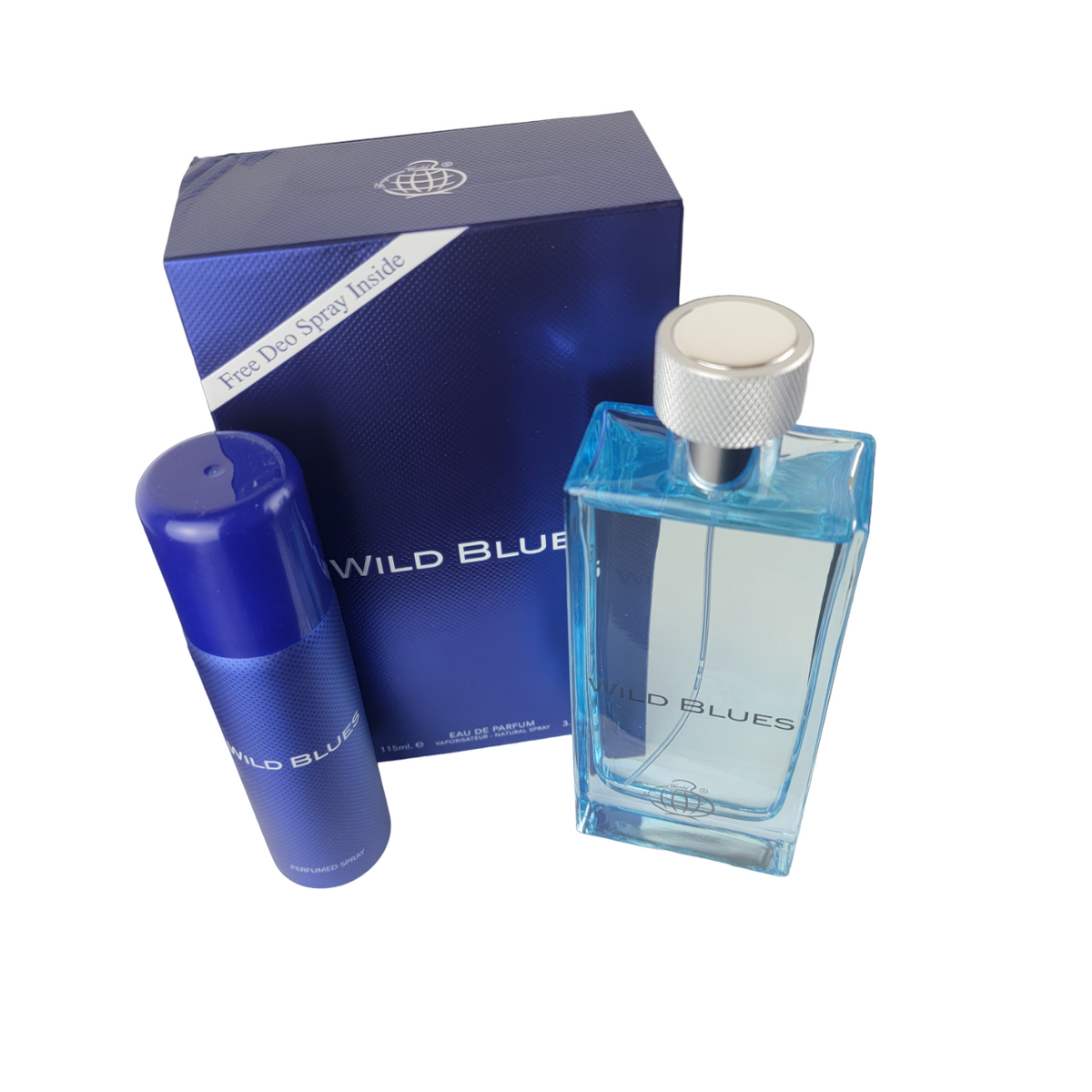 Wild Blues Eau De Parfum 115ml 3.9 FL OZ + FREE Deo Spray! By Fragranc ...