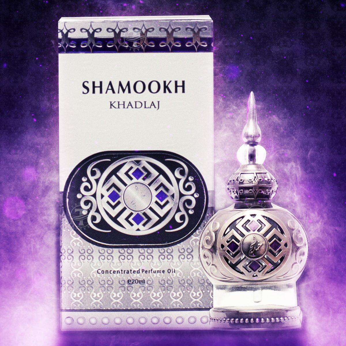 Shamookh Silver By Khadlaj Perfumes - Concentrated Perfume Oil - 20ml ...