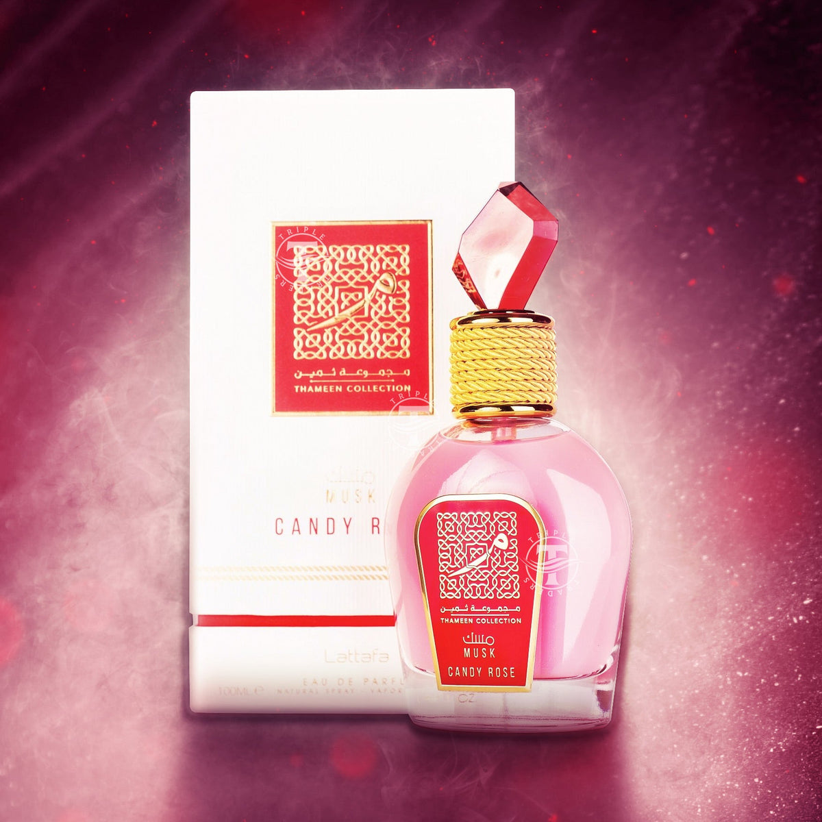 Musk Candy Rose Eau De Parfum 100ml Thameen Collection by Lattafa 3.4 ...