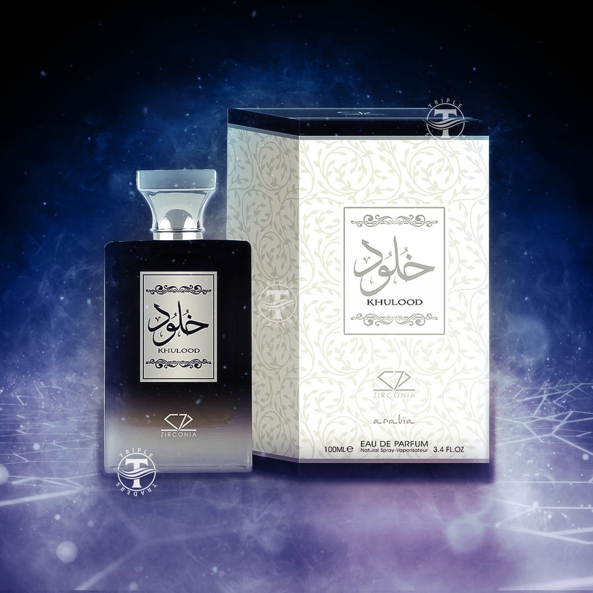 Khulood Eau De Parfum By Zirconia 100ml 3.4 FL OZ – Triple Traders