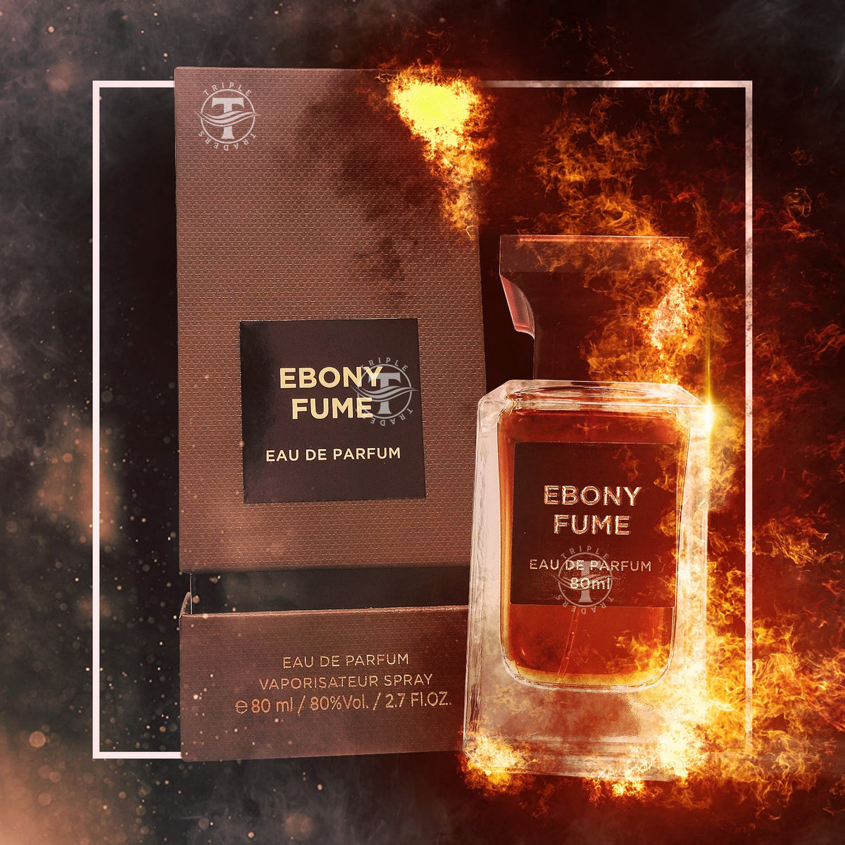 Ebony Fume Eau De Parfum By Fragrance World 80ml 2.7 FL OZ – Triple Traders