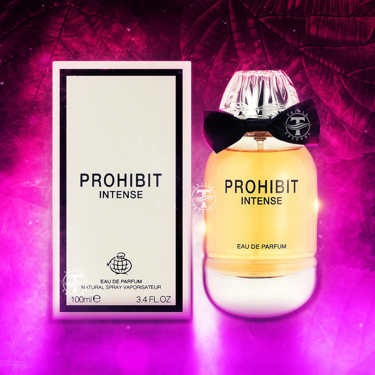Prohibit Intense Eau De Parfum By Fragrance World 100ml 3.4 FL OZ ...